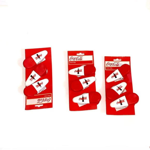 Coca Cola | Kitchen | Coca Cola Magnetic Food Clips 3 Packs | Poshmark